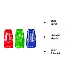 Kingmys® 35x18x4.2 inches Plastic Toboggan Snow Sled for Winter Sledding (Red+Green)