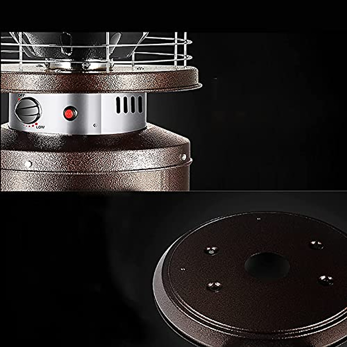 Haieshop Outdoor Patio Heater Outdoor Infrared Heater 48000 BTU Propane Patio Heater Outdoor Standing Heater with Auto Shut Off & Tip-Over Protection, for Garden Wedding Dinner Party 820