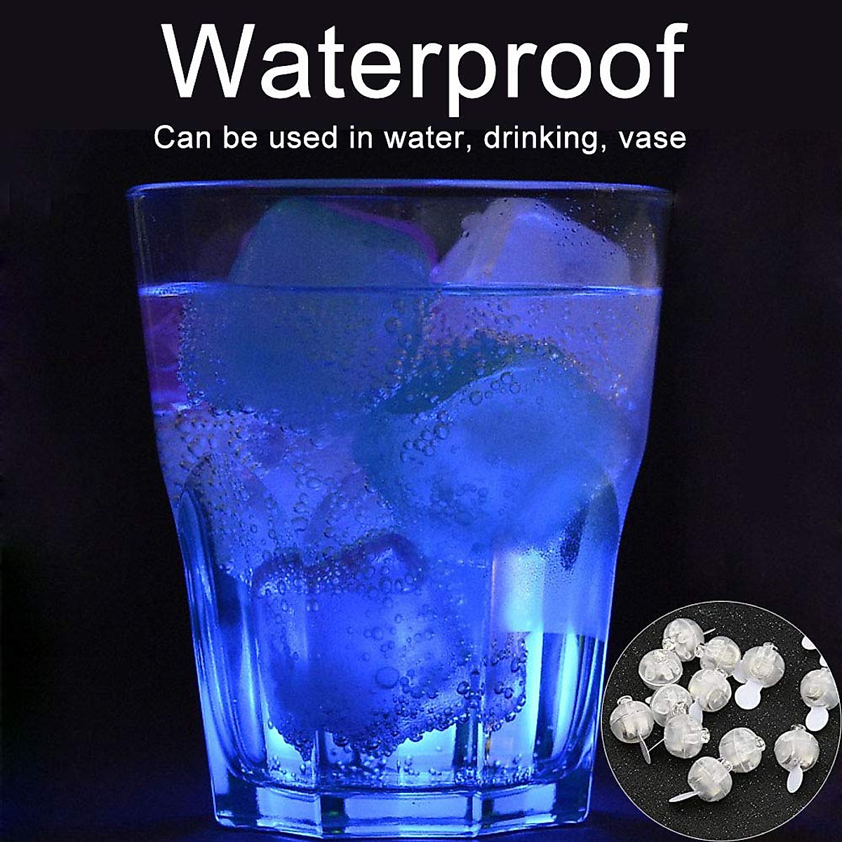 JJGoo 30pcs LED Balloon Light Mini Round Balls Lights, Waterproof Tiny Led Light Long Standby Time Lights for Balloon Paper Lantern Easter Eggs Birthday Party Wedding Halloween Christmas Decoration