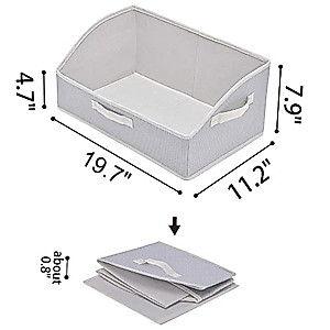 GRANNY SAYS Bundle of 3-Pack Trapezoid Storage Bins & 3-Pack Rectangle Storage Bins