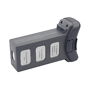 MOONZON 2PCS 7.4V 2500mAh Lithium Battery for HS100 S70W T35 HS100G MQ001 Quadcopter Spare Parts Aircraft Model Drone Battery(Gray)