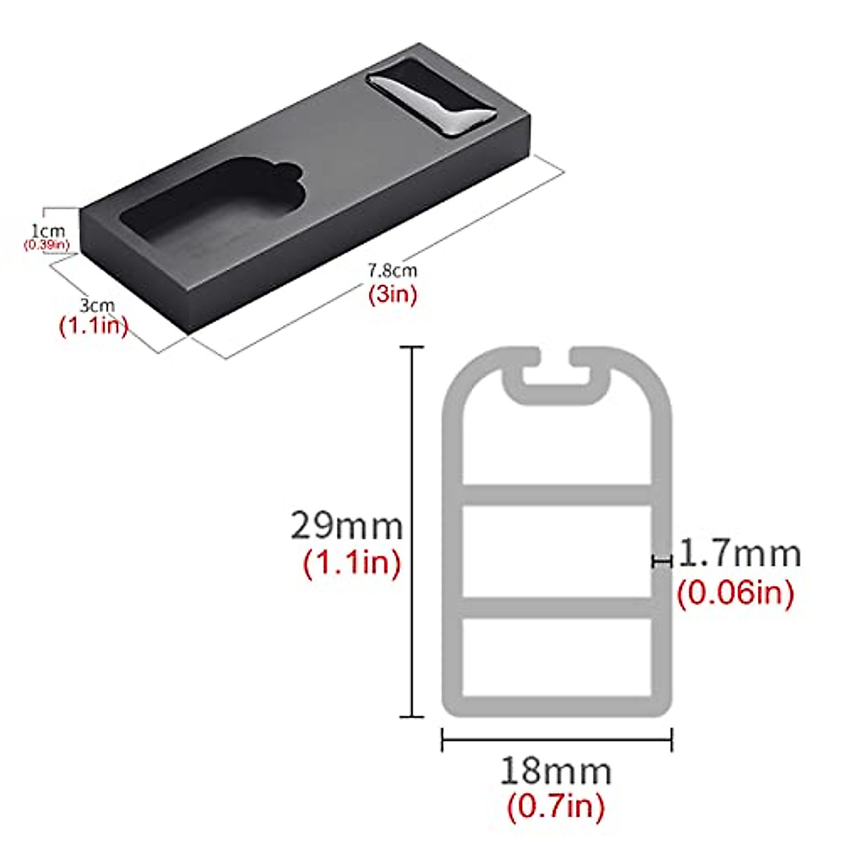 Black Metal Closet Rod Complete Kit, Wall Mount Commercial Hanger Rod for Bedrooms/Lounges/Clothing Studios/Hotels, Can Be Cut (Size : 140cm/55 in)