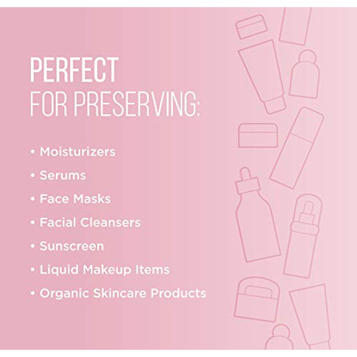 Chefman Portable Mirrored Personal Fridge 4 Liter Mini Refrigerator, Skin Care, Makeup Storage, Beauty, Serums And Face Masks, Small For Desktop Or Travel, Cool & Heat, Cosmetic Application, Pink