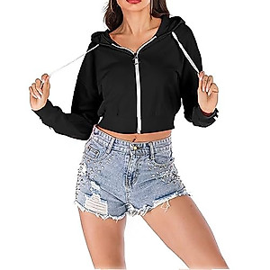 Women's Sweatshirt Mock Neck Tops for Women 3/4 Ruched Sleeve Fall Rompers for Women 2023 Going Out Outfits for Women Windbreaker Coat Fashion Outwear Capes Tiered Off The Shoulder Trendy Fall Tops