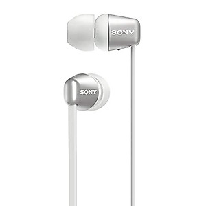 Sony WI-C310 Wireless in-Ear Headset/Headphones with Mic for Phone Call, White (WI-C310/W)