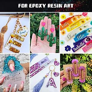 HTVRONT Holographic Chunky Glitter for Resin - 15 Colors Holographic Glitter for Resin, 150g/5.3oz Craft Glitter Set, Chunky Glitter for Tumblers, Craft, Body, Face, Nails