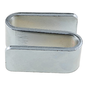 LUORNG 4pcs Wire Shelving S Hook Chrome Plating for Wire Shelf System Wire Rack Hook, Silver