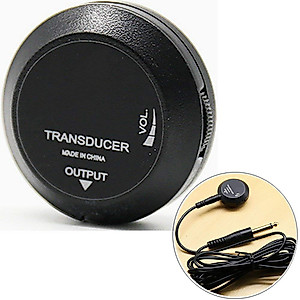 Luvay Acoustic Guitar Pickup, Piezo Contact Microphone Transducer for Acoustic Guitar, Ukulele, Violin, Mandolin, Banjo, Cello, Kalimba, Harp etc...