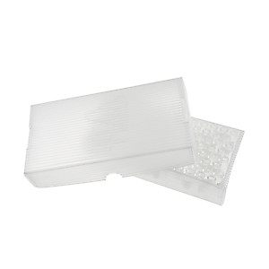 ALWSCI Clear Glass Flat Base Vial, 11 mm Wide Opening Crimp Top Vial, 2 mL Capacity, Pack of 100