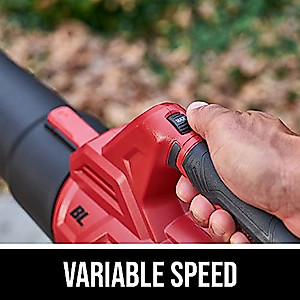 SKIL BL4714B-10 PWR CORE 20 Brushless 400 CFM Leaf Blower Kit, Includes 4.0Ah Battery and Charger