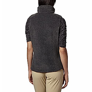 Columbia Women's Benton Springs Vest, Charcoal Heather, XX-Large