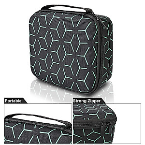 Kibiy Hard Travel Case Compatible MS-672 5-in-1 Grooming Electric Head Hair Shaver- Balder Head Shavers, Men's Electric Trimmer Shaver -Black