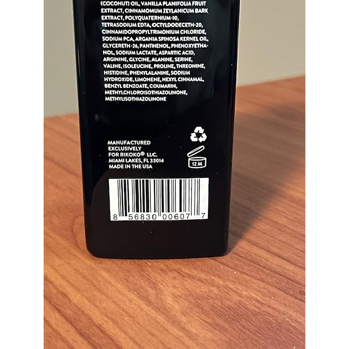 Rikoko LOCK Coconut Shampoo with Vanilla Extract and Cinnamon Bark - 300 mL Bundle with LOCK Coconut Conditioner with Ginger and Hair Softening Hibiscus - 300 mL