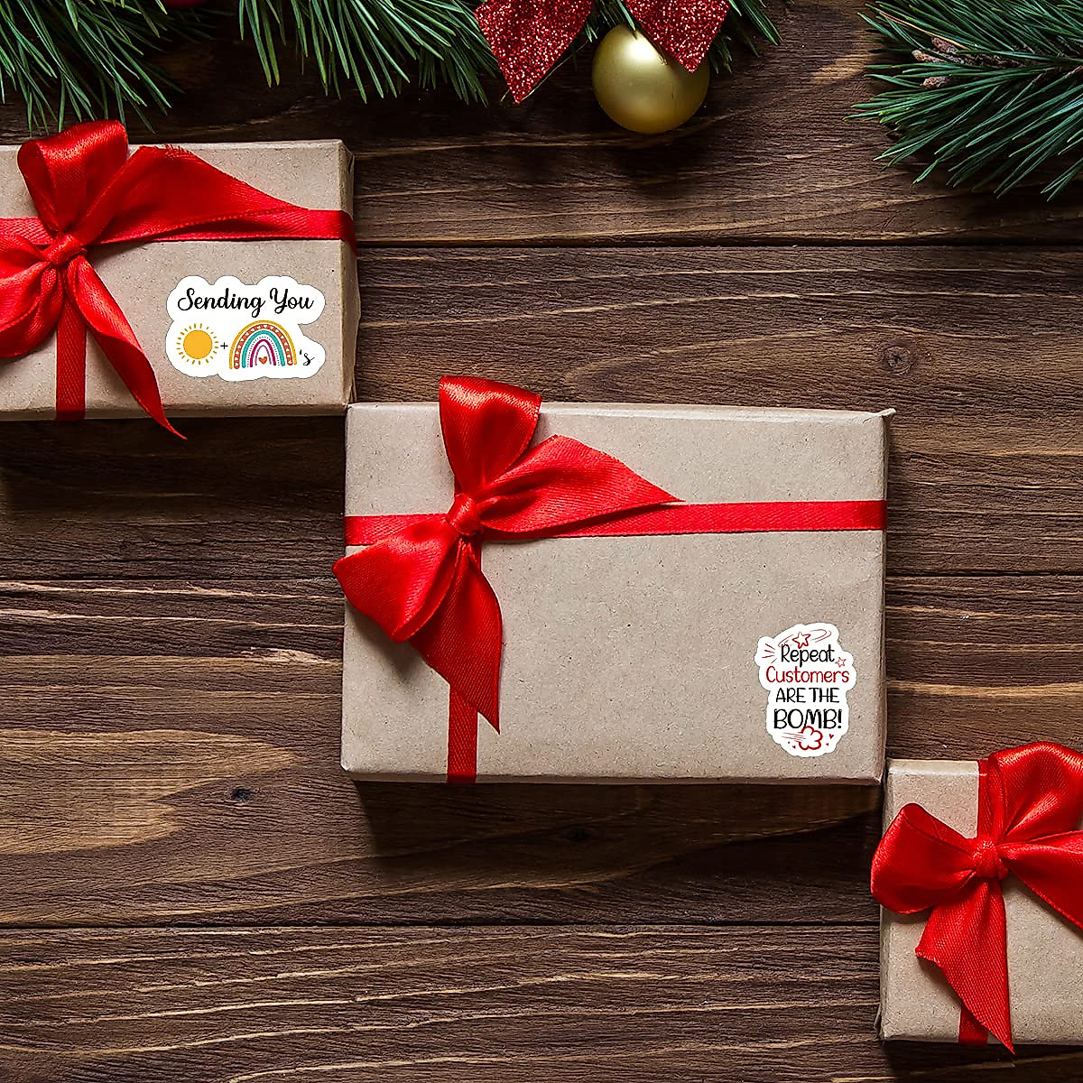 Littlefa 1.5” Repeat Customers are The Bomb with Funny Design Stickers,Thank You Stickers,Small Business Stickers, Envelopes Stickers, Gift Bags Packaging 500 PCS