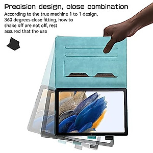 Stand Tablet Cover Compatible with Samsung Galaxy Tab A8 Case 10.5" X200 / X205 (2021) Premium PU Leather Folio Smart Protective Cover, Multi-Viewing Angles and Auto Wake & Sleep Compatible with Galax