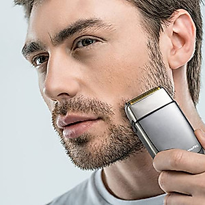 Electric Razor for Men Beard Trimmer Foil Shaver with Gold Foils