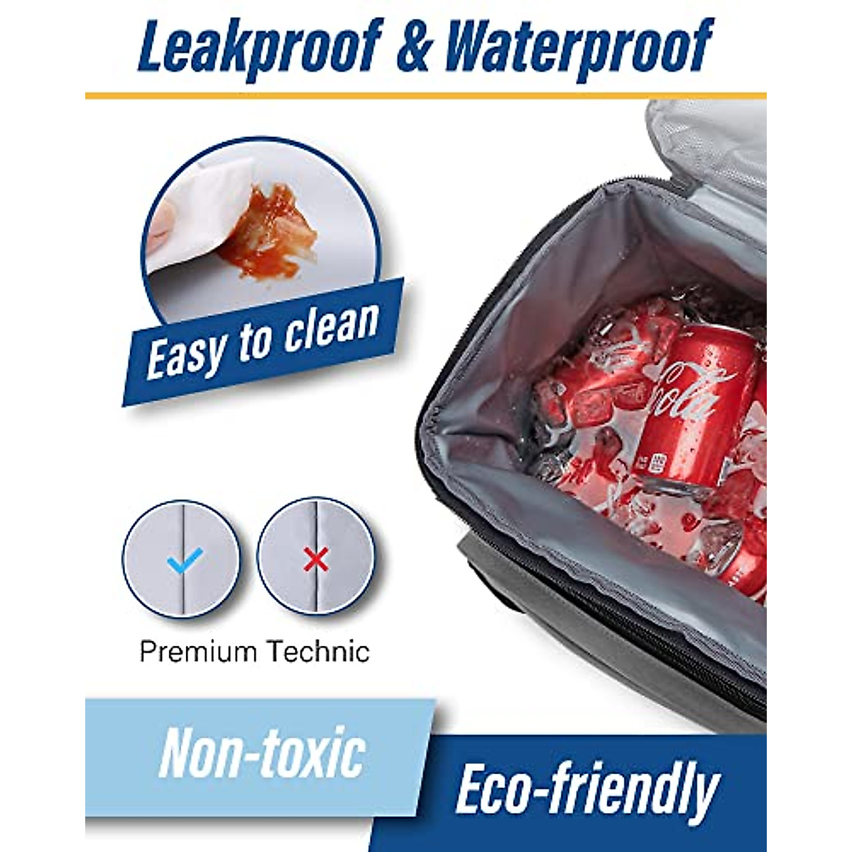 SUNLUG Backpack Cooler 40 Cans Leakproof Insulated Cooler Backpack Large Capacity for Men Women to Picnics, Camping, BBQ