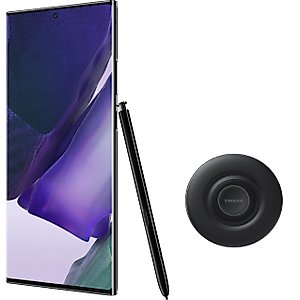 Samsung Galaxy Note 20 Ultra 5G, 128GB, Mystic Black - Fully Unlocked - SM-N986U1 (AT&T, Verizon, T-Mobile, Global) w/Fast Wireless Charging Pad