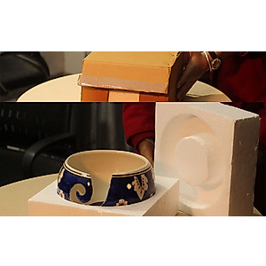 7-Inch Ceramic Yarn Bowl for Knitting and Crocheting with Smooth Spiral Outlet – Tangle-Free Yarn Organizer by ABHANDICRAFTS (AB-BOWL-022)