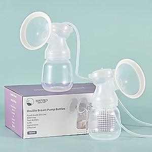 TOVVILD 22mm Breast Pump Parts, Double Bottles Backflow Protector, Compatible with TOVVILD Breast Pump, Spectra Breast Pump Accessories Replacement
