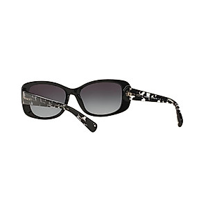 Coach HC8168 Sunglasses, Black/Grey Gradient, 56 mm