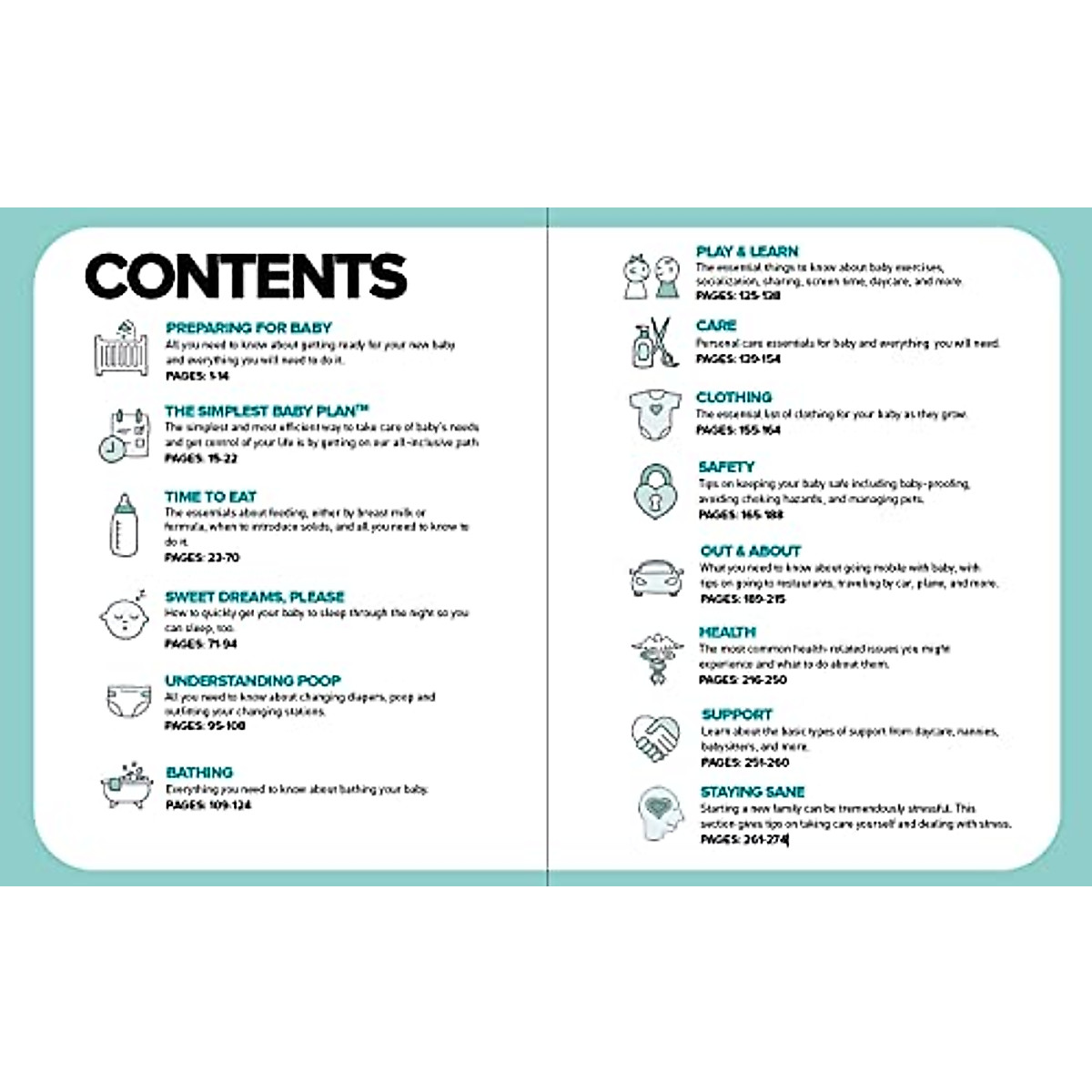 The Simplest Baby Book in the World: The Illustrated, Grab-and-Do Guide for a Healthy, Happy Baby