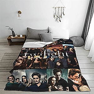 Flannel Throw Blanket for Couch Sofa or Bed Soft Cozy Plush Fuzzy Flannel Blankets All Seasons 50"x40"