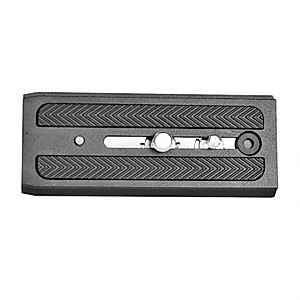 TOSICAM 2pcs Quick Release Plate Tripod Mounting Plate for Camera Mount with 1/4 3/8 inch Screws Manfrotto MVH500AH 501HDV 502A 503HDV 504 701HDV MH055M0-Q5 Innorel f60 Miliboo MYT802 RC5