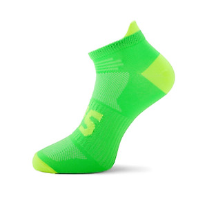 SLS3 Thin Running Socks for Women & Men, Ultra Light Neon Running Socks for Men & Women. Low Cut No Blister Socks (3pack)