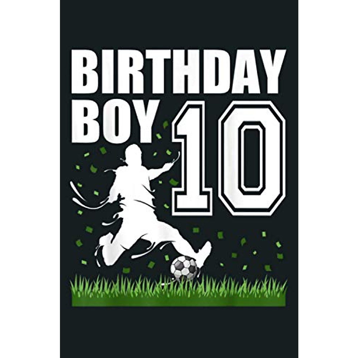 10 Year Old Soccer Birthday Party Theme 10Th Gift For Boy: Notebook Planner - 6x9 inch Daily Planner Journal, To Do List Notebook, Daily Organizer, 114 Pages