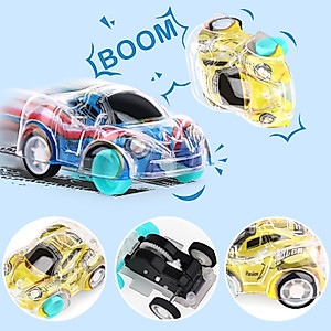Hooqict 36 Pcs Mini Pull Back Car for Boys 4-8 Years Old Racing Car Party Favors Bulk Kids Car Set for Classroom Prizes, Treasure Box Toys, Goodie Bag Stuffers and Pinata Fillers