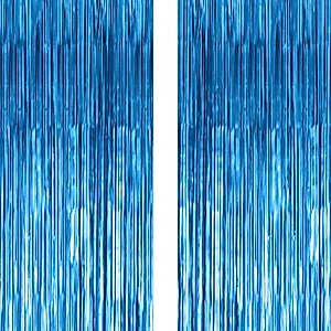 Tinsel Foil Fringe Curtains Backdrop 3.28 ft x 6.56 ft Photo Booth Backdrop Metallic Foil Curtains Party Decorations for Birthday Bridal Shower Baby Shower Bachelorette Celebration