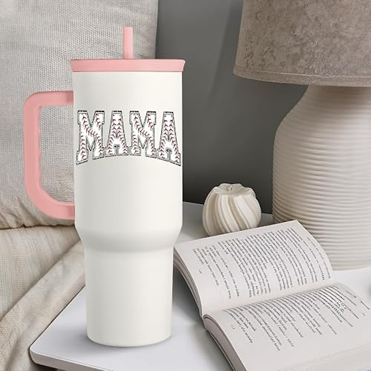 Personalized Baseball Mama Tumbler 40oz, Baseball Mom Gift Ideas, Baseballs Coffee Travel Mug, Mother's Day Gift, Gifts For Moms, Mother's Day Tumbler, New Moms Gifts, Birthday