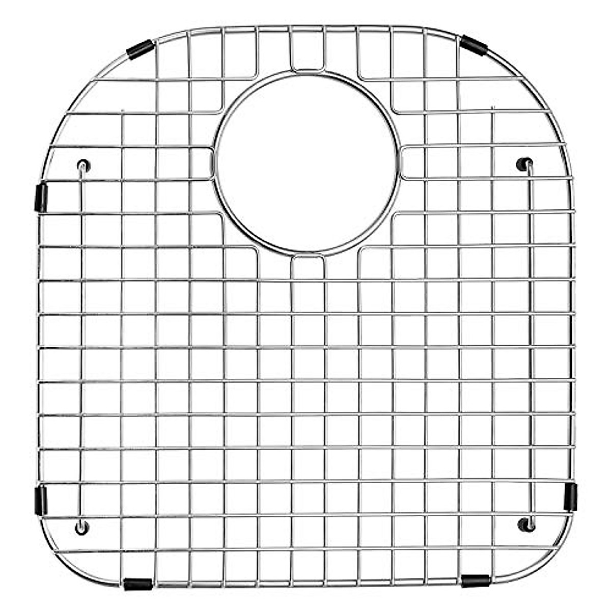 Serene Valley Sink Grid 15-1/8” X 15-15/16“, Rear Drain with Bottom Corner Radius 2-3/8" and Top Corner Radius 5-7/8", NDG1516R