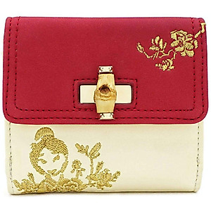 Loungefly Mulan Bamboo Lock Wallet, Multi, One Size