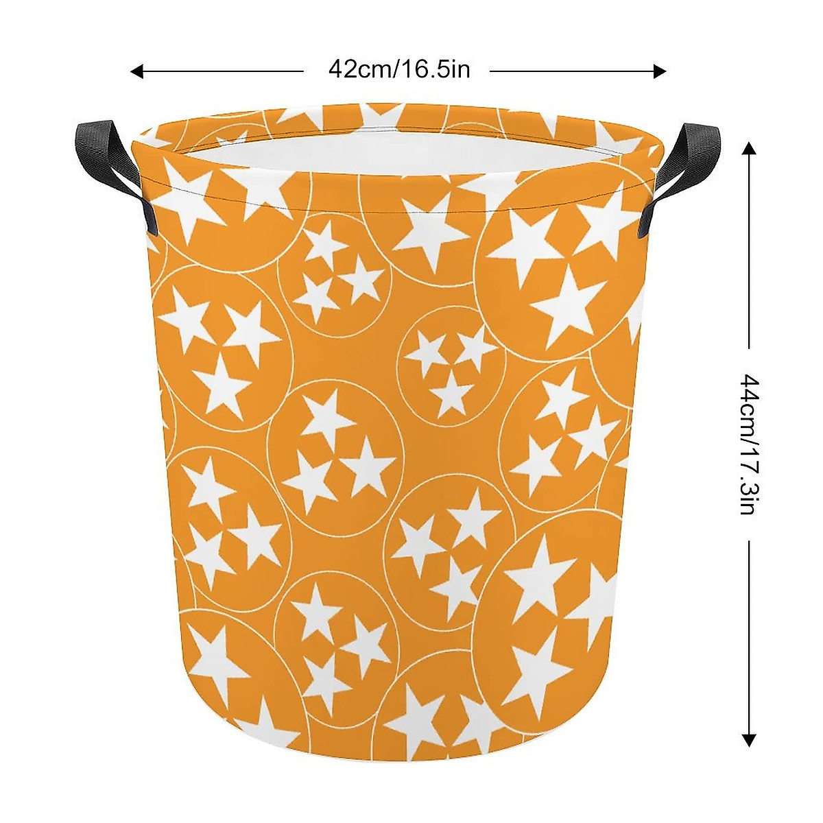 Flag of Tennessee Foldable Laundry Basket Waterproof Hamper Storage Bin Bag with Handle 16.5"x 16.5"x 17"