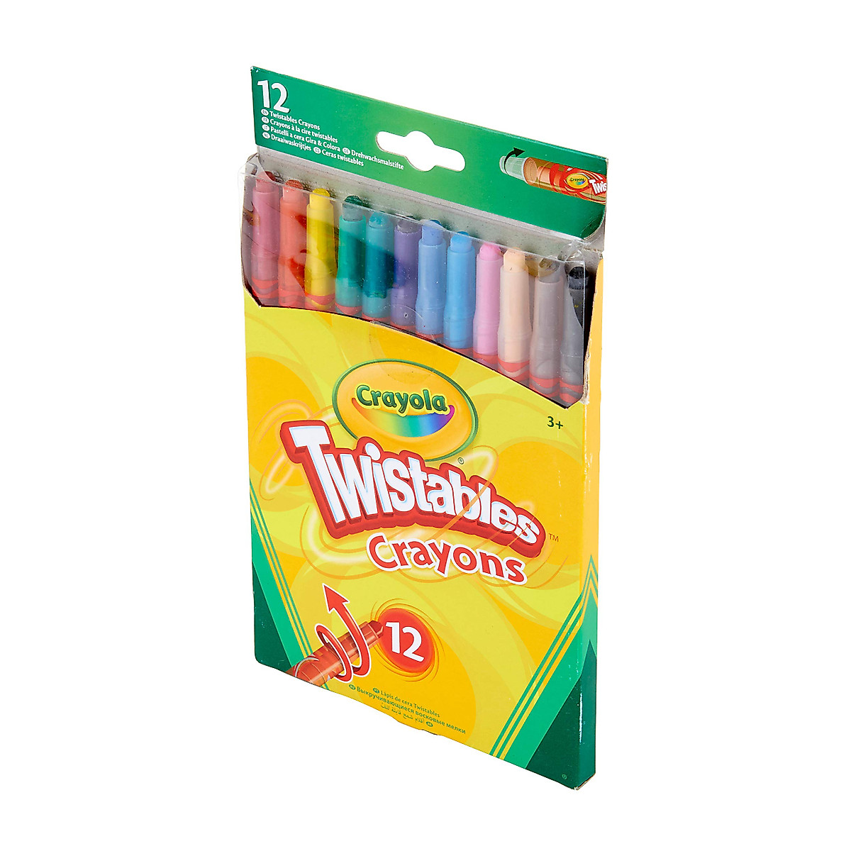 CRAYOLA CrayolaTwistables Crayons, Pack of 12 - Multicolour