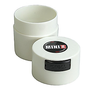 Minivac - 10g to 30 grams Vacuum Sealed Container - White