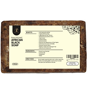 AseLife Energy™ RAW HANDMADE AFRICAN BLACK SOAP ~WE LOVE YOU FAMILY!~NOURISH YOUR SACRED SKIN!~250 g
