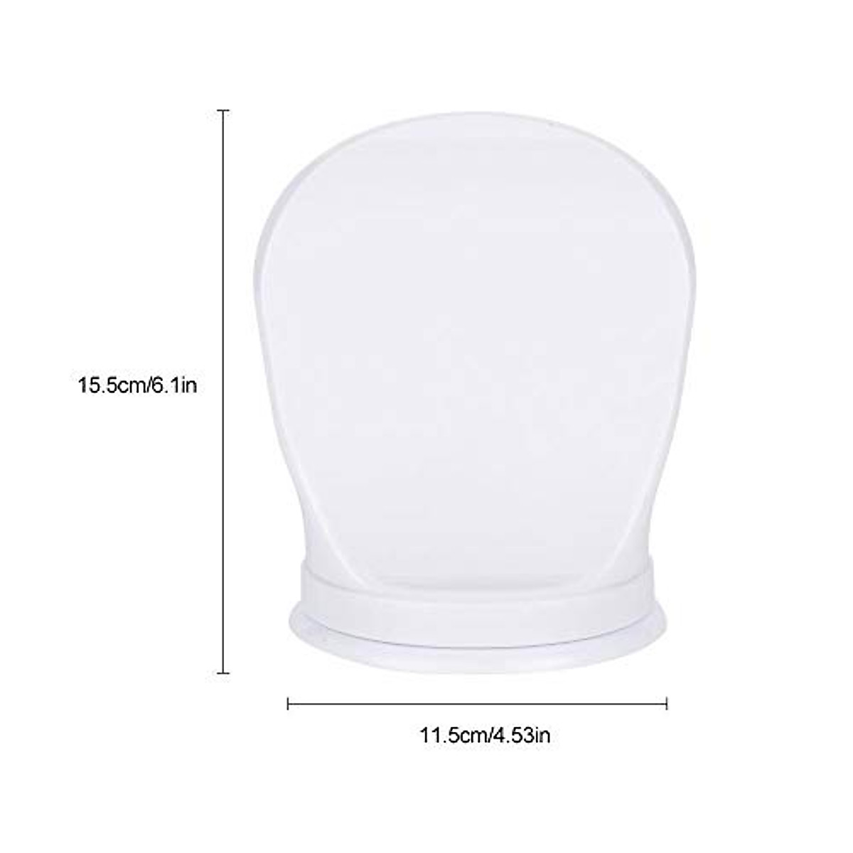 Maxmartt Shower Foot Rest, Non-Slip Suction Cup Plastic Bathroom Shower Shaving Leg Aid Foot Rest for Home Hotel Use