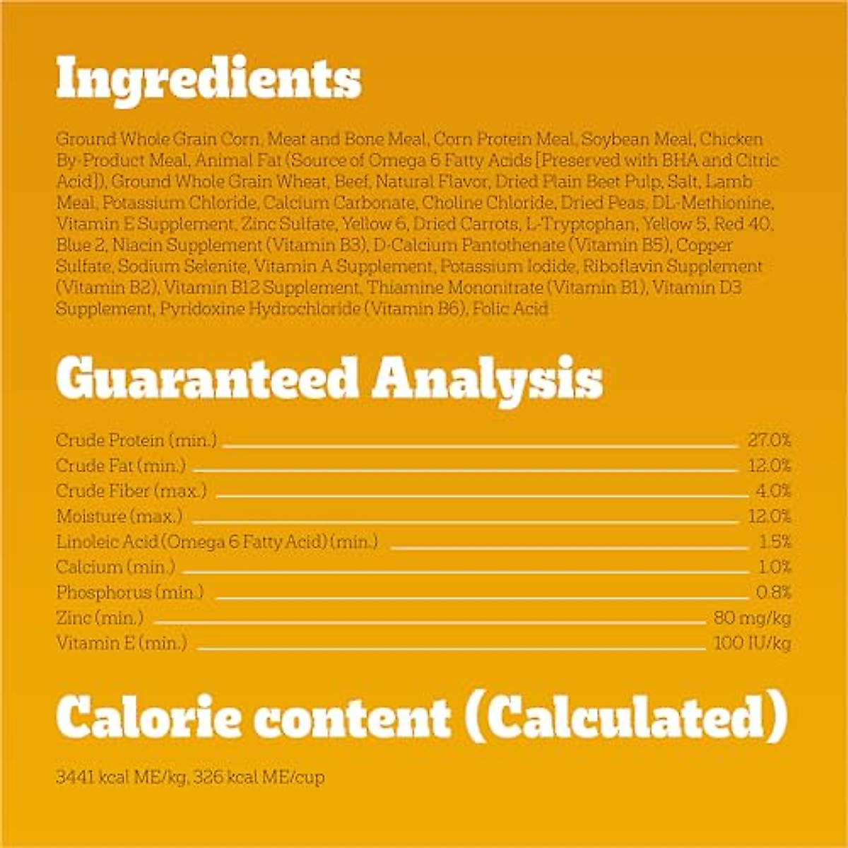 PEDIGREE High Protein Adult Dry Dog Food Beef and Lamb Flavor Dog Kibble, 3.5 lb. Bag