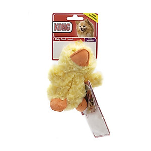 KONG Duckie Dog Toy, Extra Small, Yellow