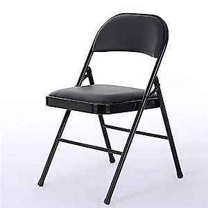 6pcs Folding Chair 650 lb. Capacity PVC Chairs for Events, Premium Lifetime Fold Up Chair Portable