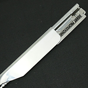 Professional Barber Straight Edge Barber Razors Macs Brand-50-01 (White Handle Razors)