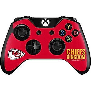 Skinit Decal Gaming Skin compatible with Xbox One Controller - Officially Licensed NFL Kansas City Chiefs Team Motto Design