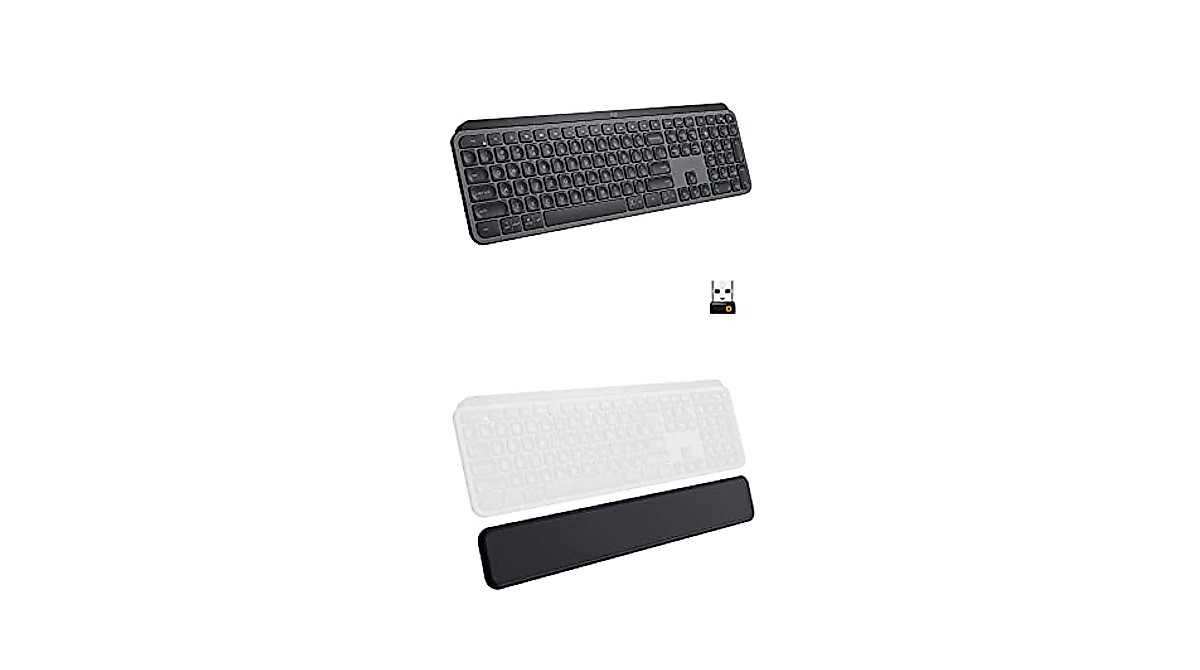 Logitech MX Keys Advanced Wireless Illuminated Keyboard - Graphite Bundle MX Palm Rest — 🛍️ The ...