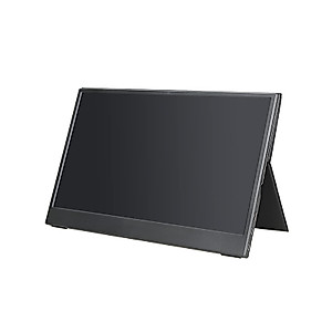 DFZ Portable Monitor, 13.3 Inch External Monitor, 2560×1440HD IPS Screen, Gaming Monitor with Type-C, HDMI and Built-in Speakers