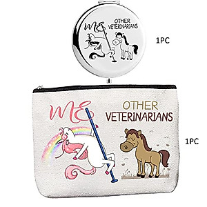 GuHuiKuOther Vet Unicorn Gifts,Other Vets Me,Other Vet Techs Me,Gifts for Veterinarian, Other Vet Techs Unicorn Me,Vet Appreciation Gift,Veterinarian Student Gifts,Vet Technician Gift,Vet Bag