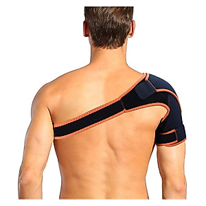 Adjustable Left/Right Shoulder Support Bandage Protector Brace Joint Pain Injury Shoulder Strap Sport Compression Bandage Wrap