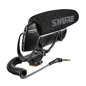 Shure VP83 LensHopper Camera-Mounted Condenser Shotgun Microphone for use with DSLR Cameras and HD Camcorders - Capture Detailed, High Definition Audio with Full Low-end Response